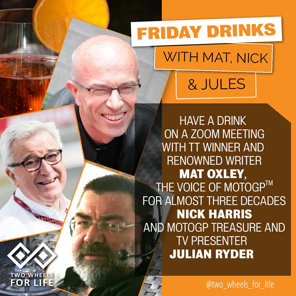 Sundown drinks: Mat Oxley, Nick Harris & Julian Ryder | Two Wheels for ...